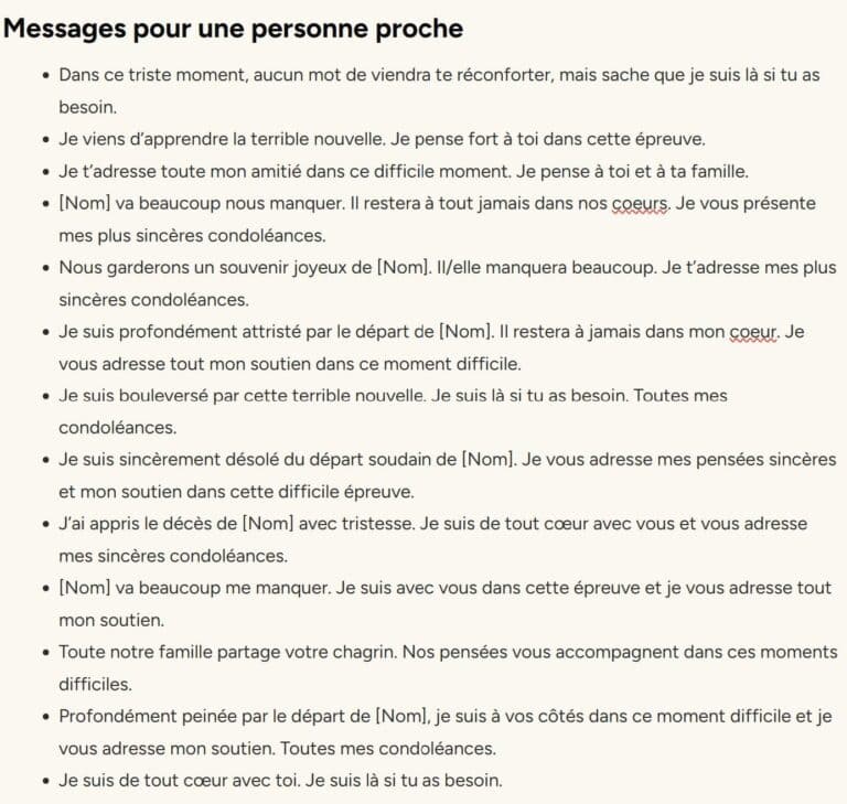 Condoléances par message SMS : exemples et conseils